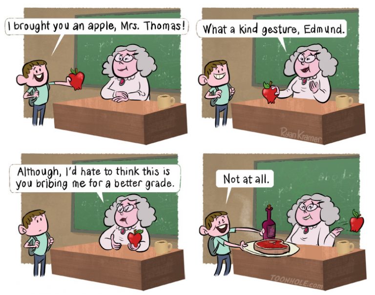 Apple For Teacher – Toonhole